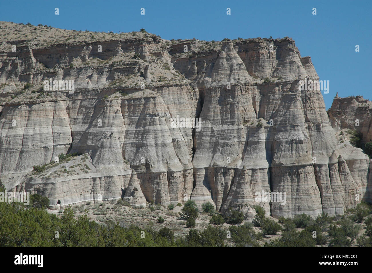 Tent Rocks National Monument in the United States gets it's name from ...