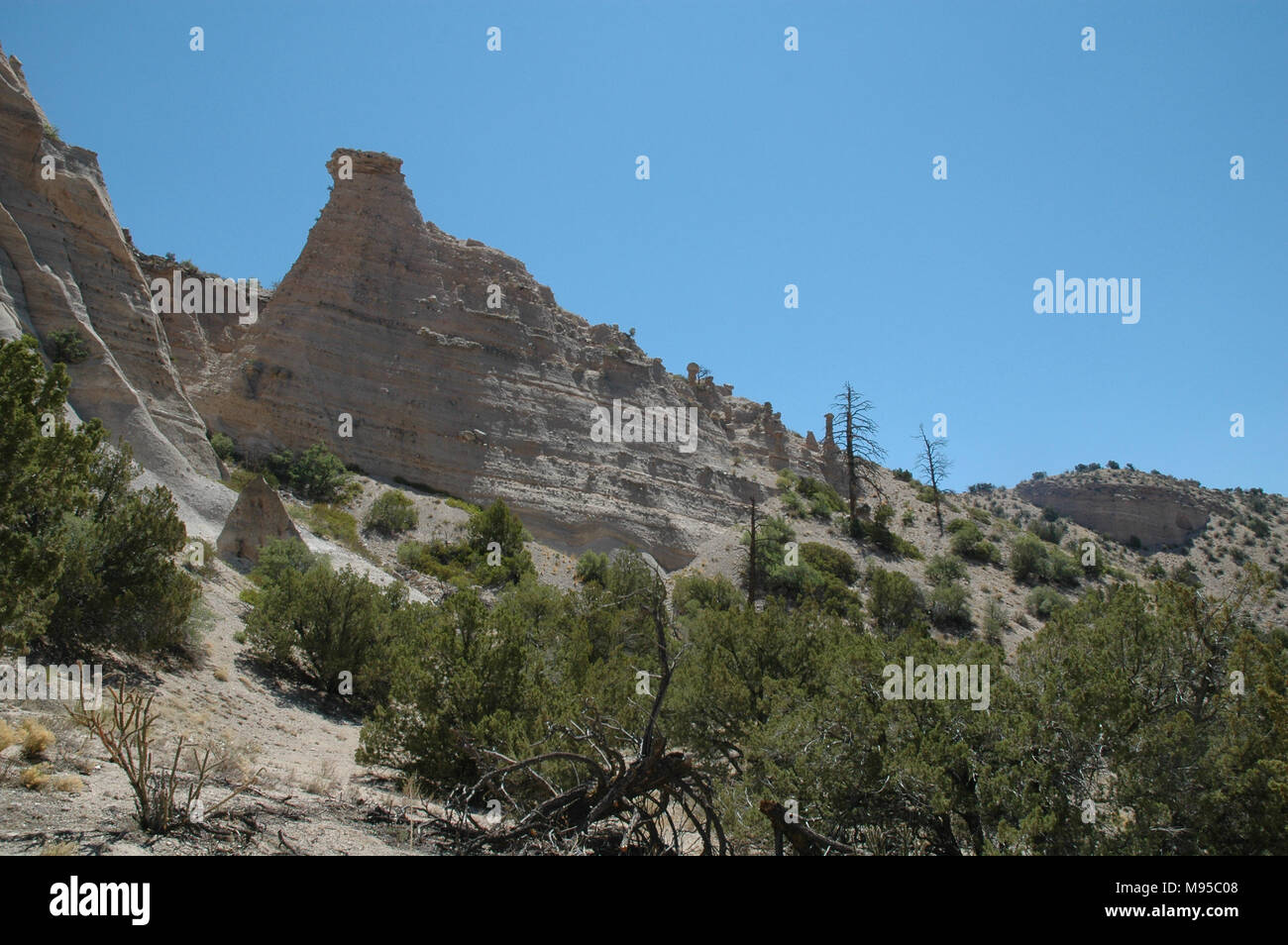 Tent Rocks National Monument in the United States gets it's name from ...