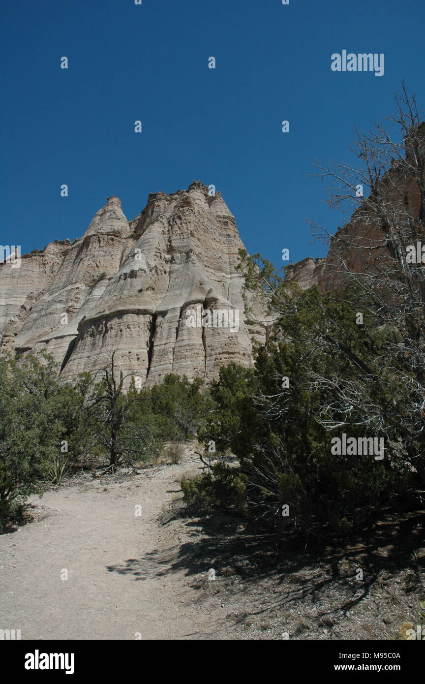 Tent Rocks National Monument in the United States gets it's name from ...