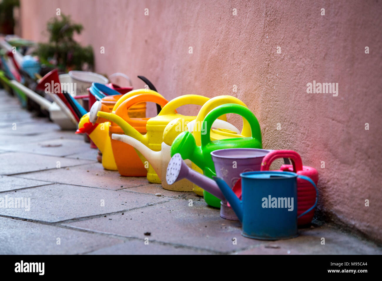 Watering can cans hi-res stock photography and images - Alamy