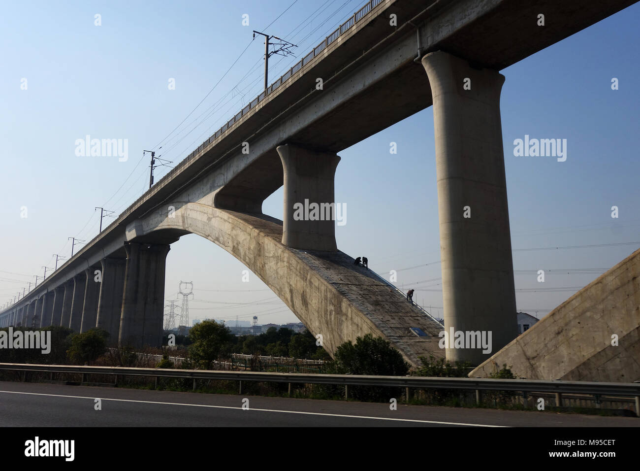 China high speed train landscape hi-res stock photography and images ...