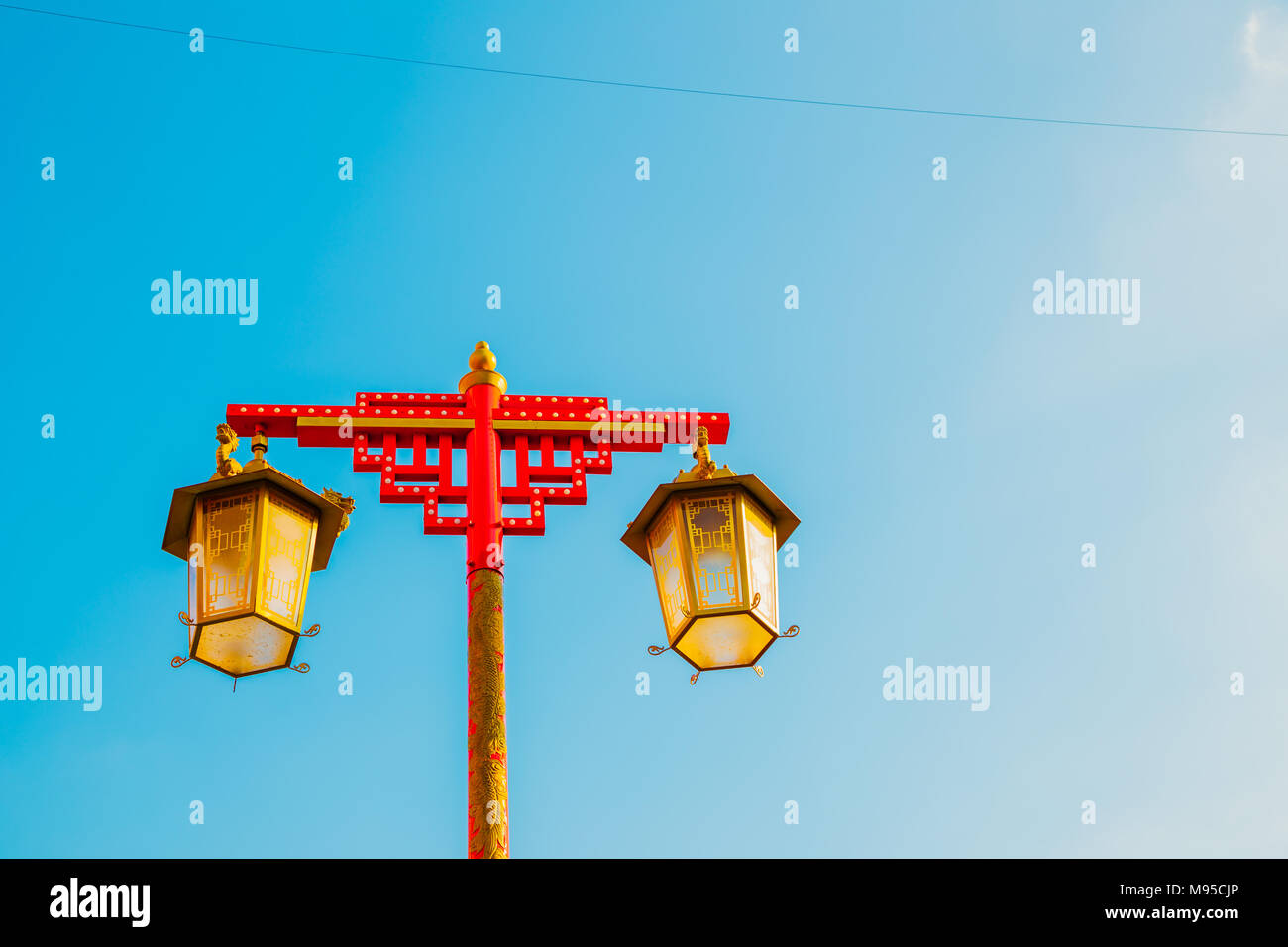 Chinese style lighting Stock Photo - Alamy