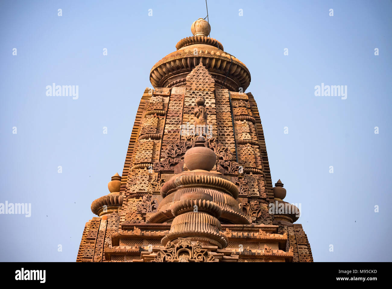 View of Lakshmana Temple spire in Khajuraho, India Stock Photo - Alamy