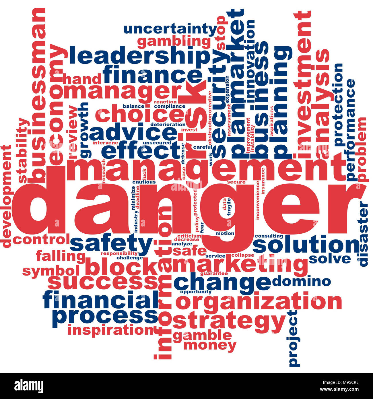 Danger word cloud concept on white background, 3d rendering Stock Photo ...