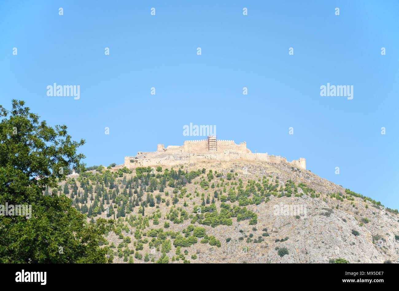 Castle of Argos or Larissa castle in Peloponnese, Greece Stock Photo ...