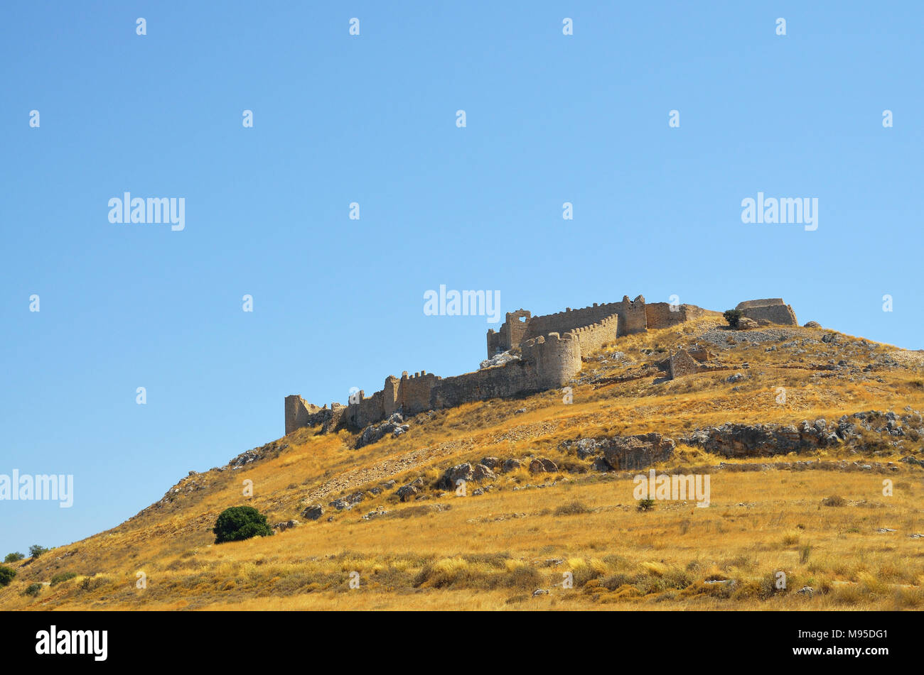 Castle of Argos or Larissa castle in Peloponnese, Greece Stock Photo ...