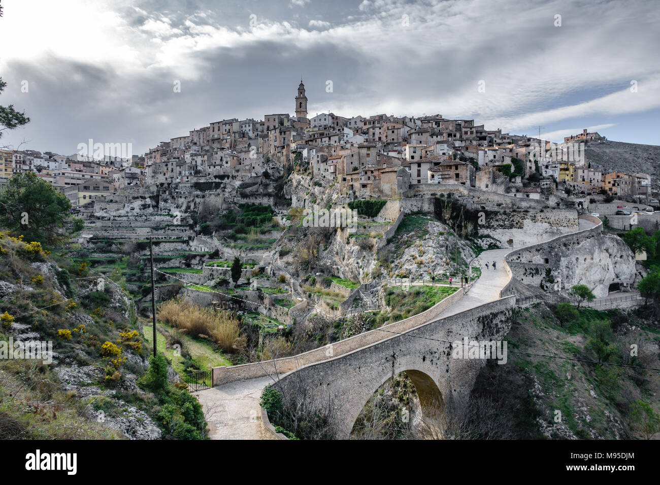 Classic hillside town of Bocairent Stock Photo - Alamy