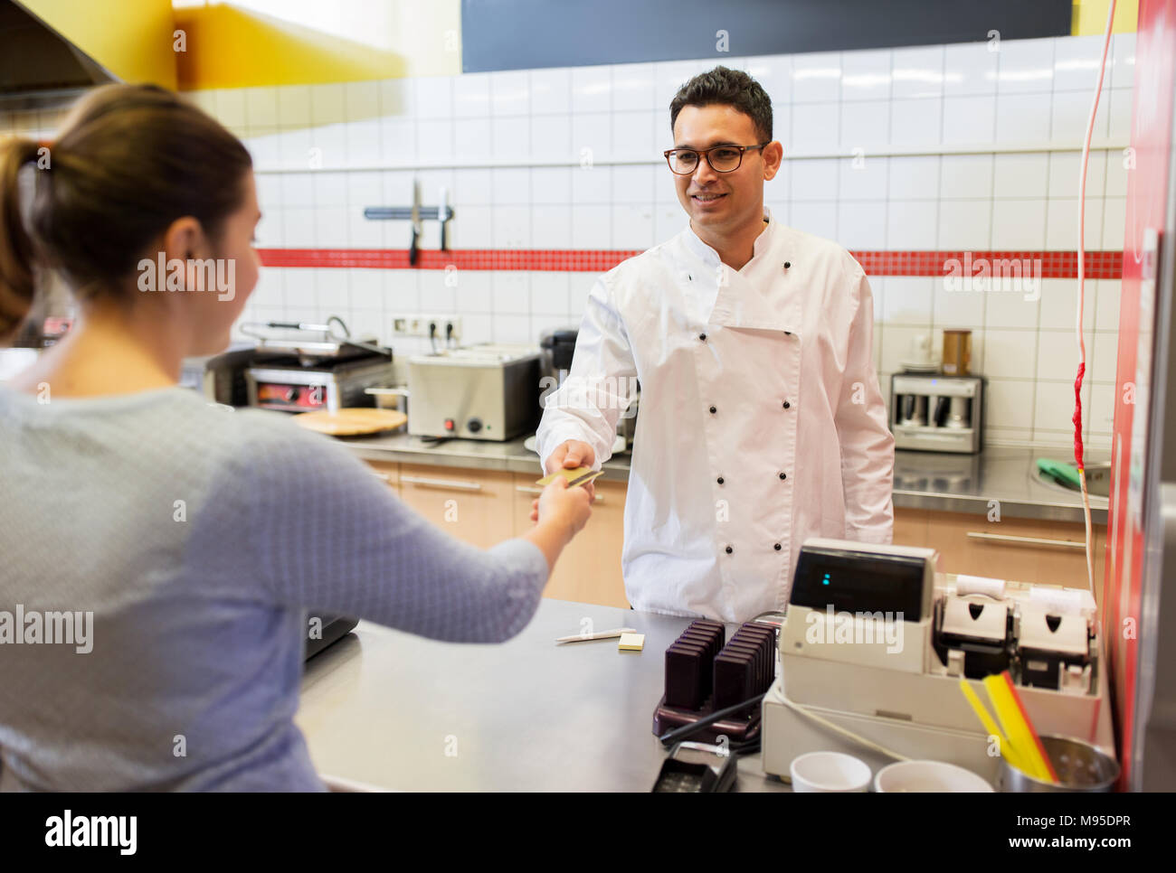 Customer at fast food restaurant hi-res stock photography and images ...