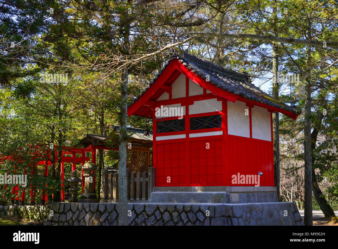 Small Shinto Shrine at forest in Mie Prefecture, Japan Stock Photo - Alamy