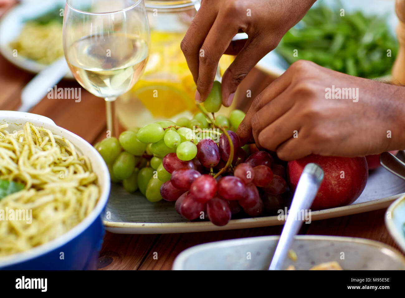 Taking grape hi-res stock photography and images - Alamy