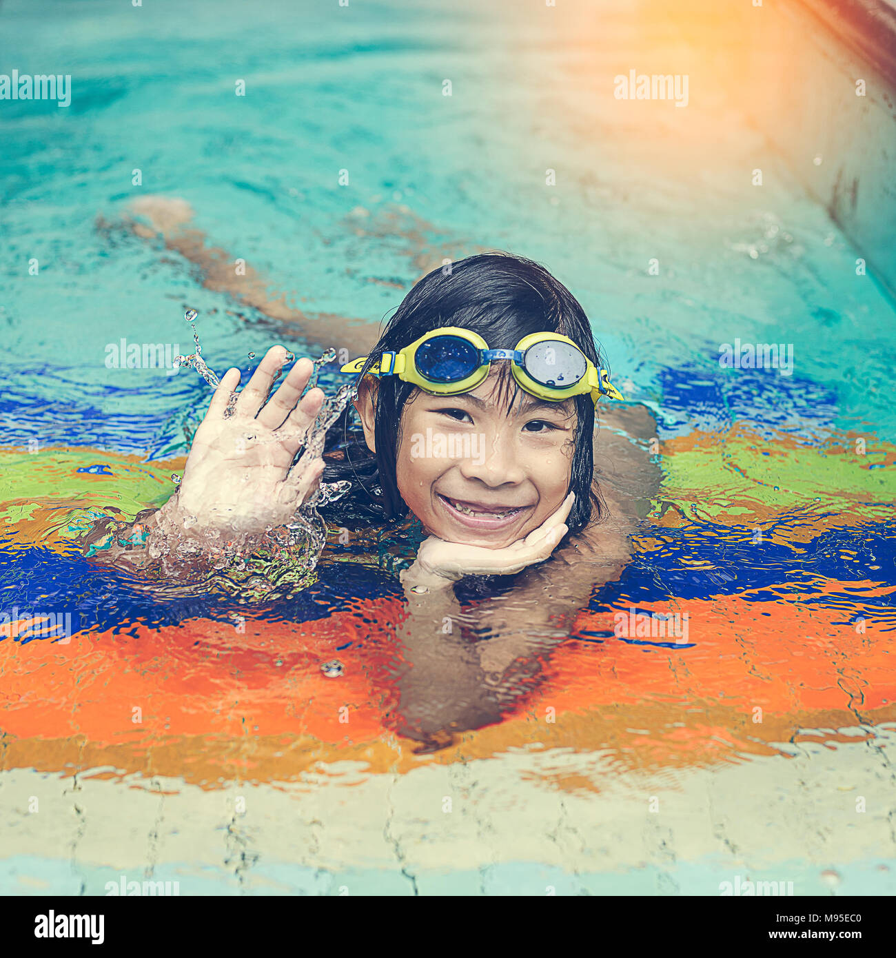 Asian child bikini hi-res stock photography and images - Alamy