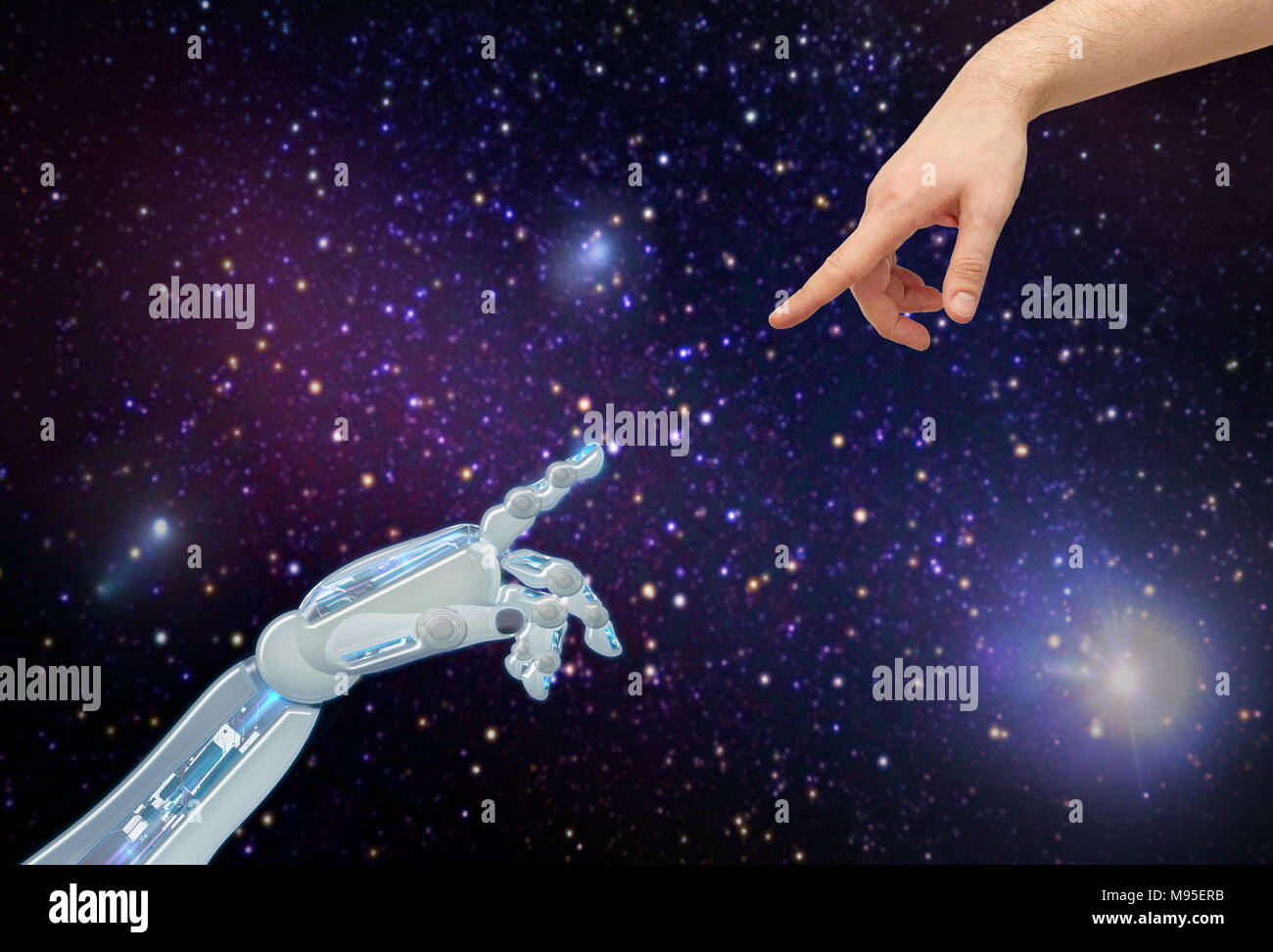 Human and robot hi-res stock photography and images - Alamy