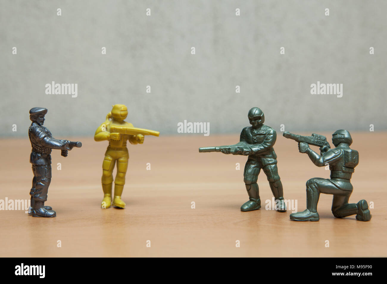 Wooden soldiers toys hi-res stock photography and images - Alamy