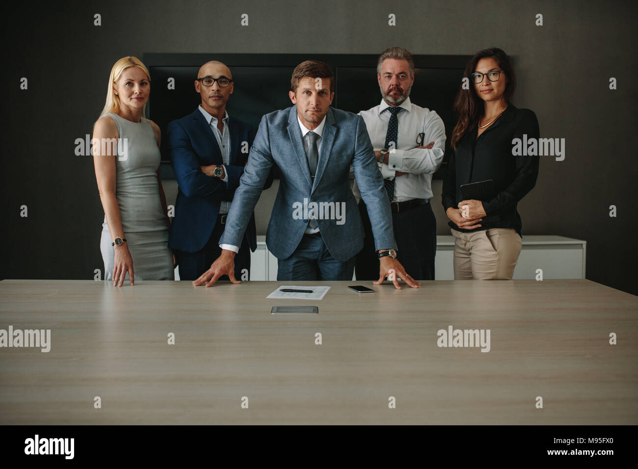 Corporate portrait group hi-res stock photography and images - Alamy