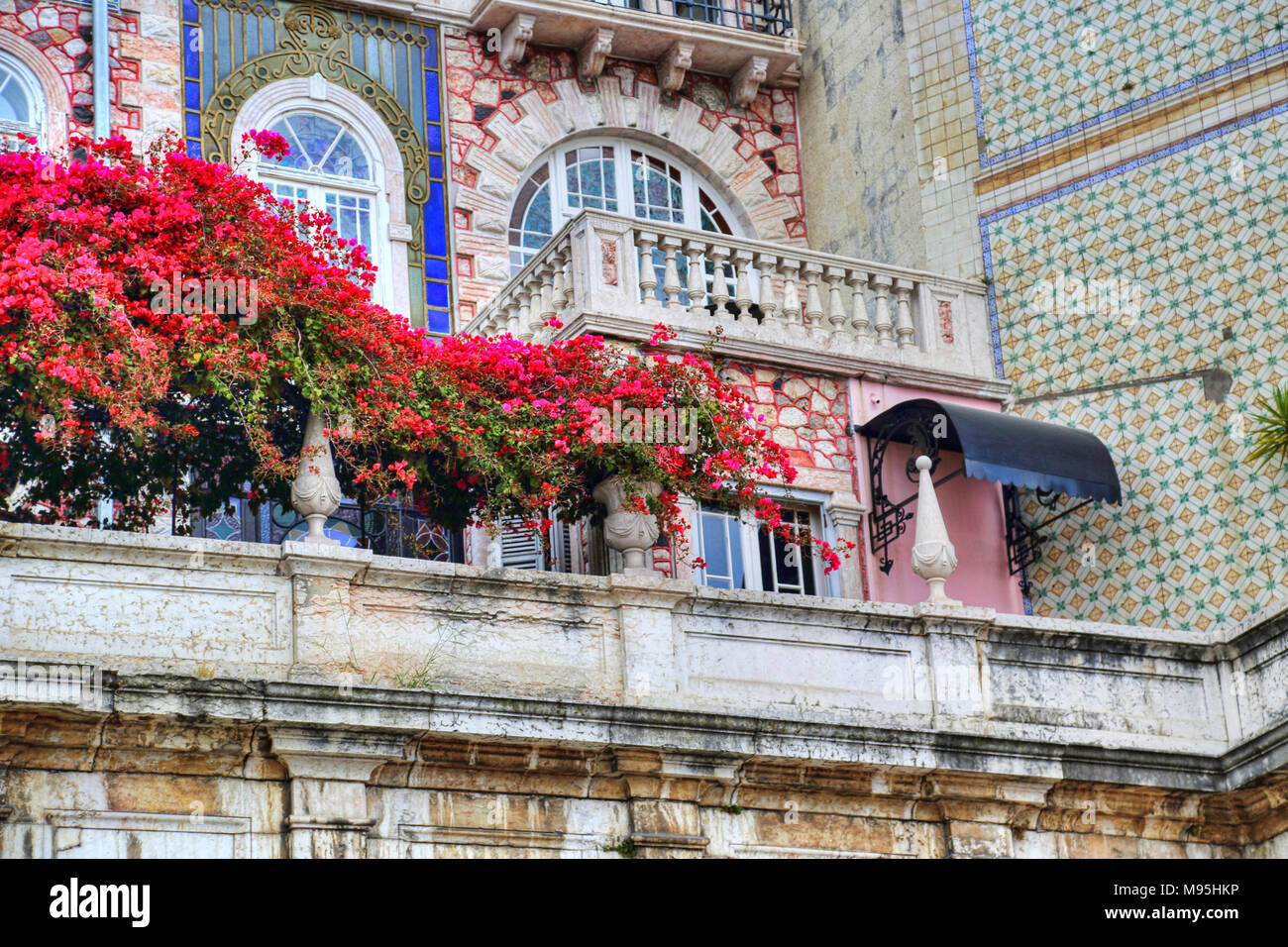 Colorful Streets of Lisbon Stock Photo - Alamy