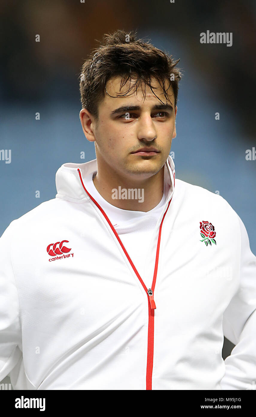 England Under 20's Sam Lewis Stock Photo - Alamy