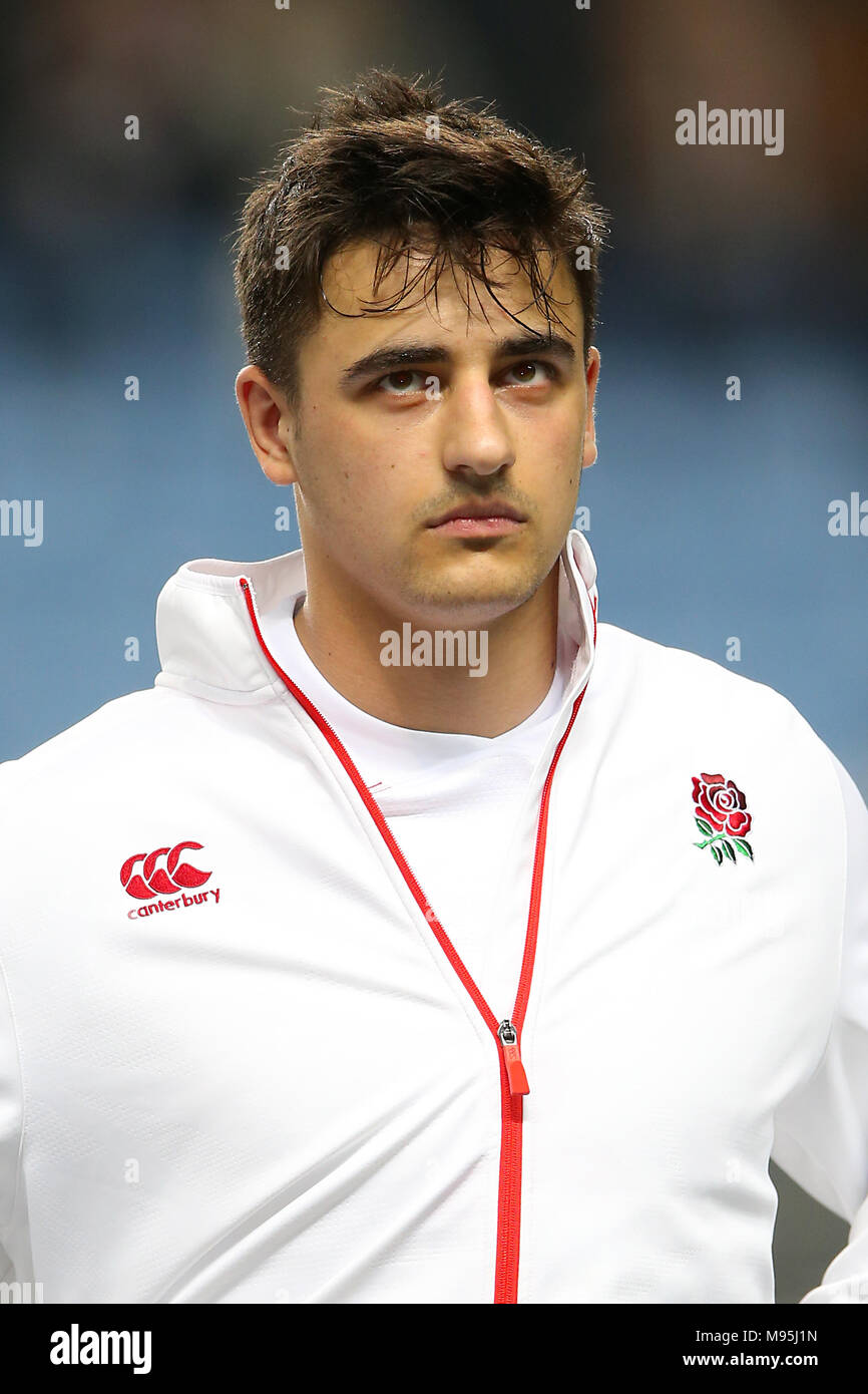 England Under 20's Sam Lewis Stock Photo - Alamy
