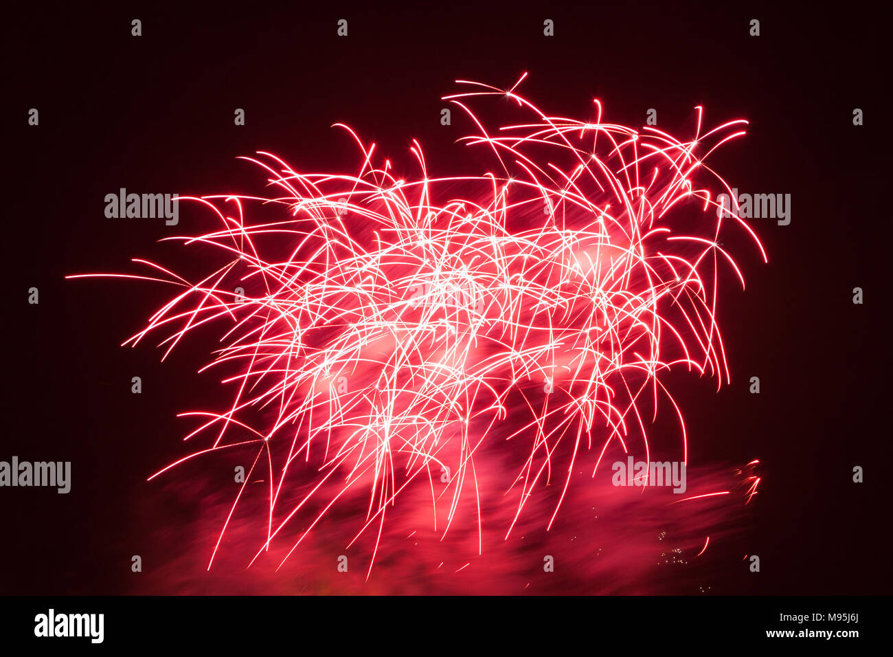 Fireworks burst sky hi-res stock photography and images - Alamy