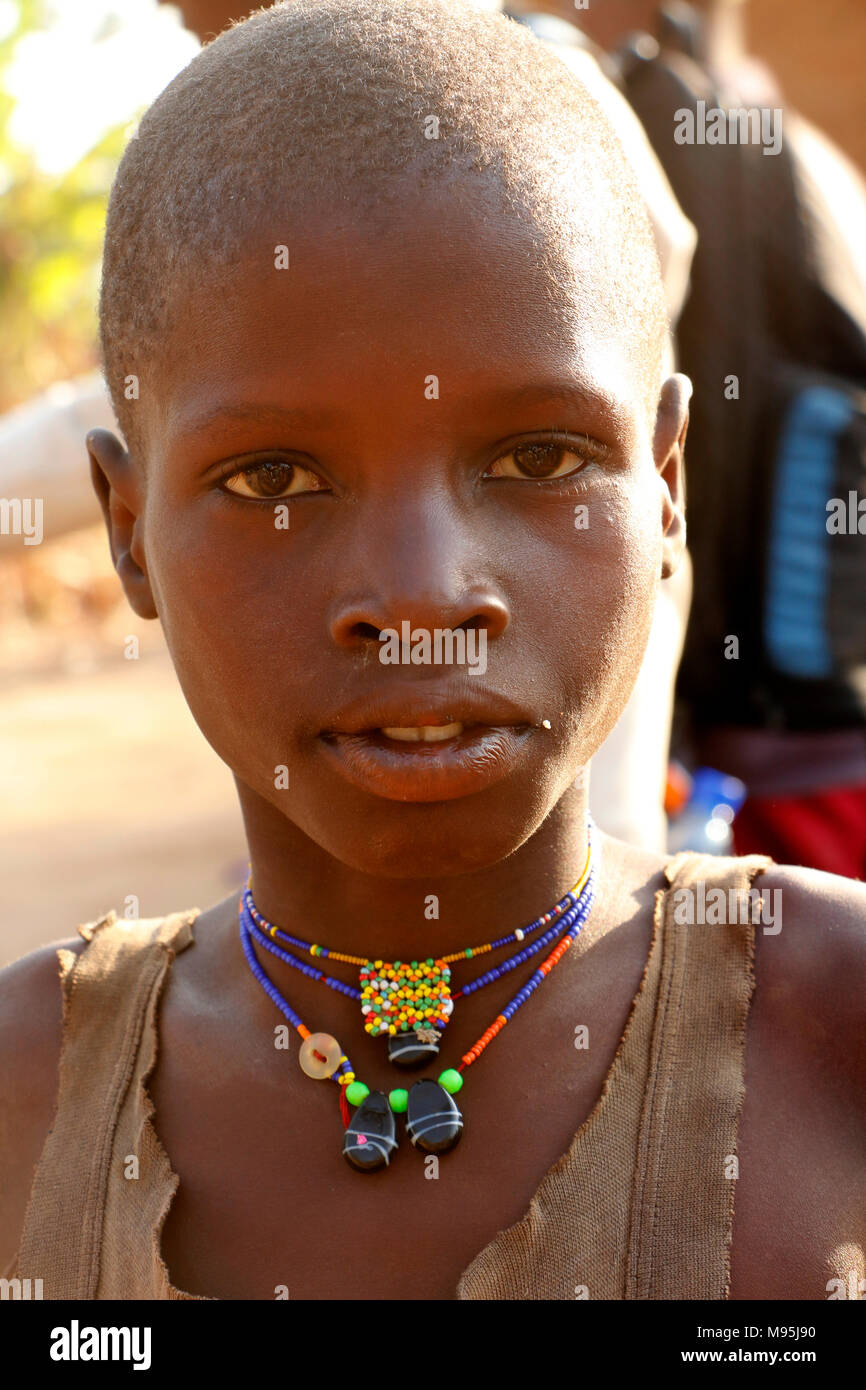 portrait of a tribal boy Stock Photo - Alamy