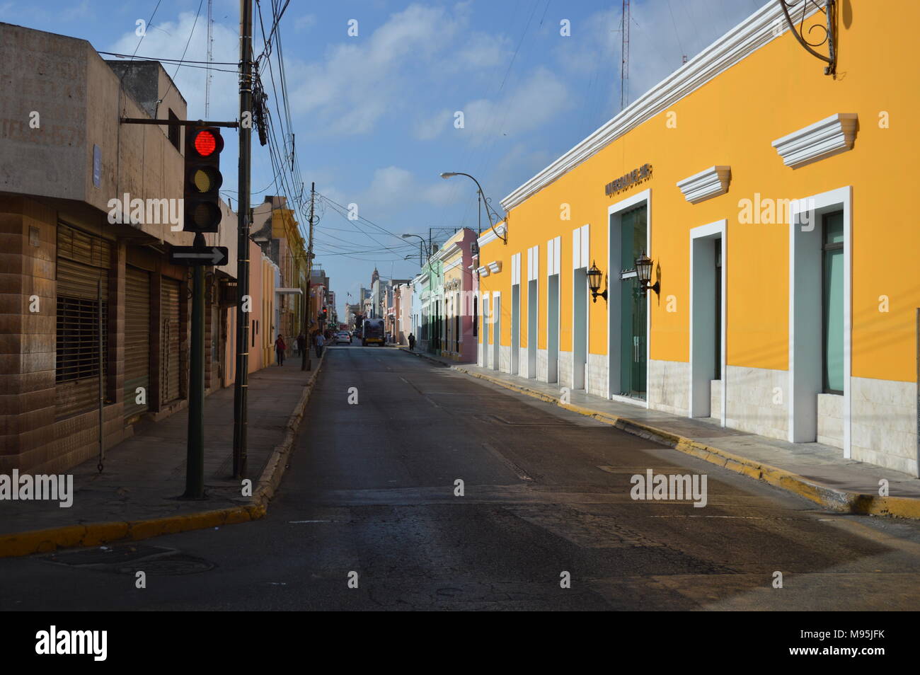 A street in Merida, Mexico Stock Photo - Alamy