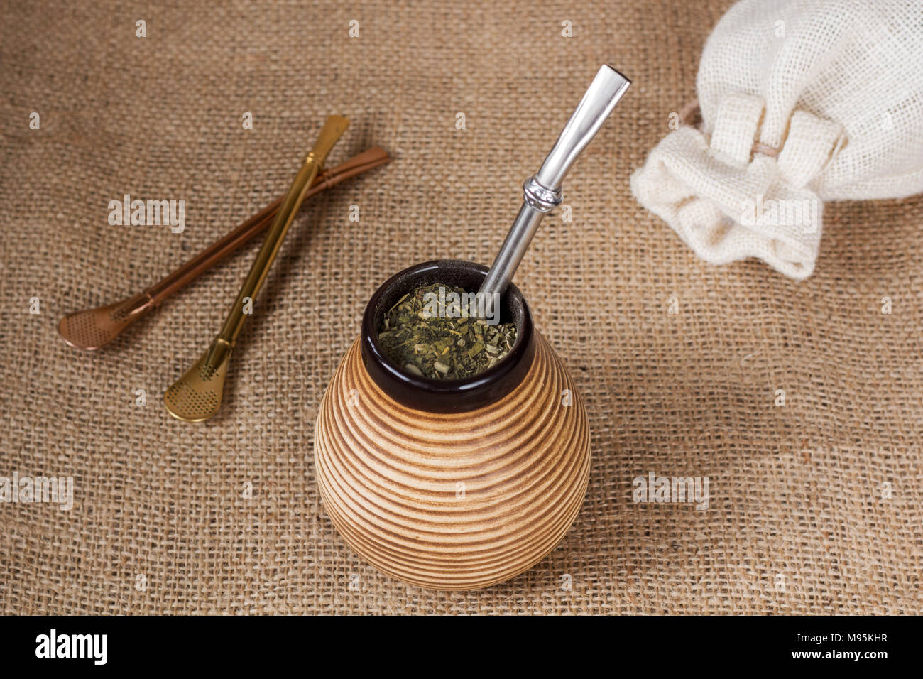 yerba mate drink Stock Photo - Alamy