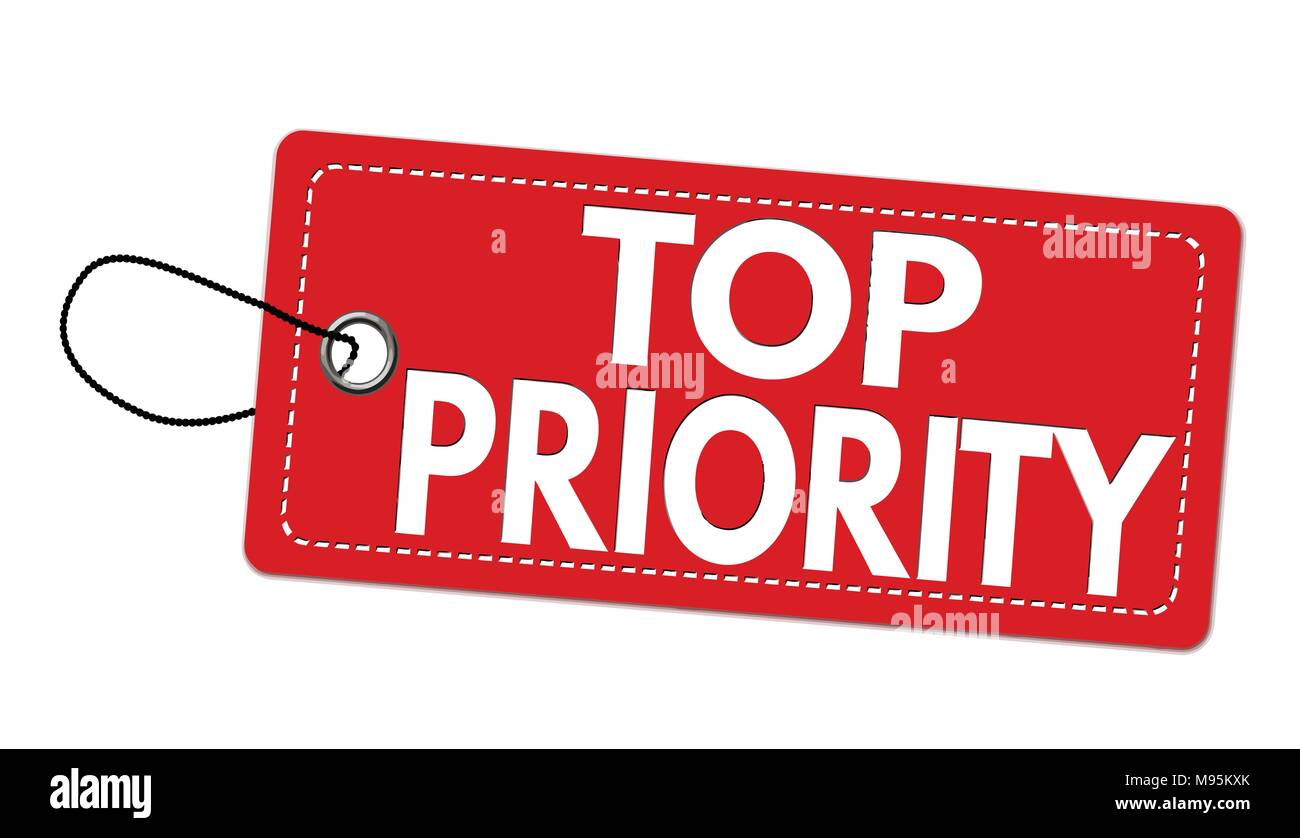 Priority vector vectors hi-res stock photography and images - Alamy