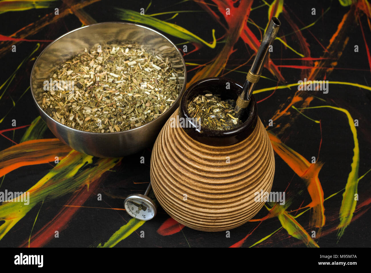 yerba mate drink Stock Photo - Alamy