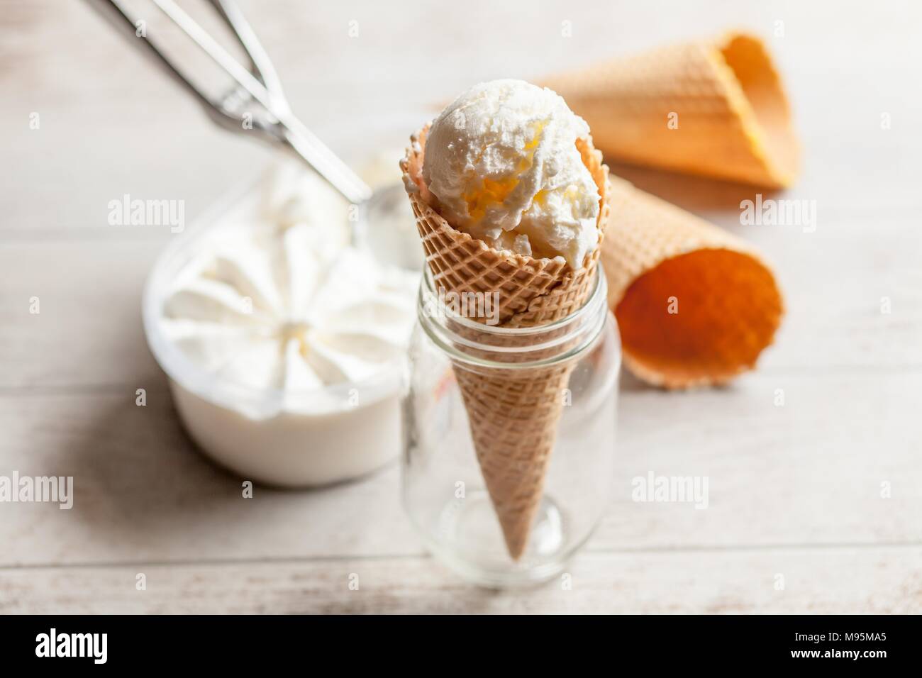 Ice cream cone Stock Photo - Alamy