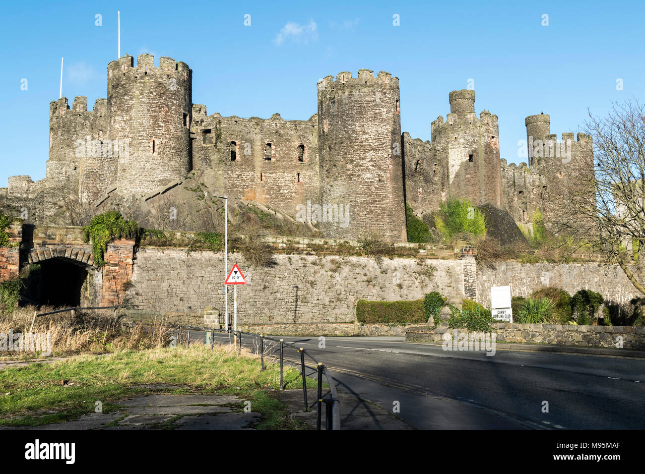 Conwy Castle in North Wales UK Stock Photo - Alamy