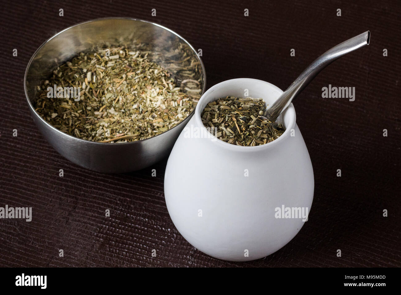 yerba mate drink Stock Photo - Alamy