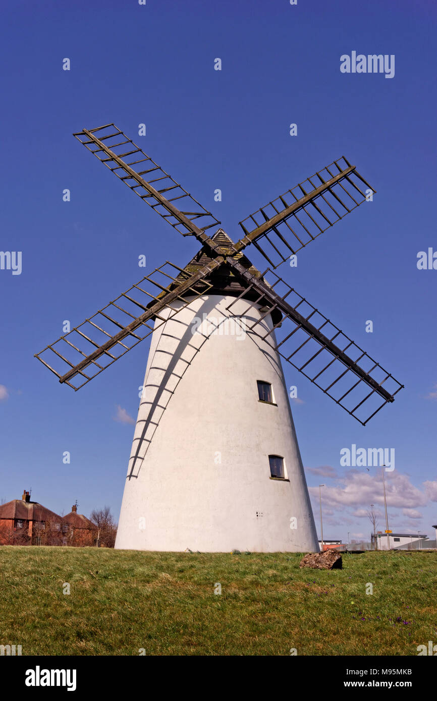 The windmill at Marton, Blackpool, Lancashire, England, UK Stock Photo ...