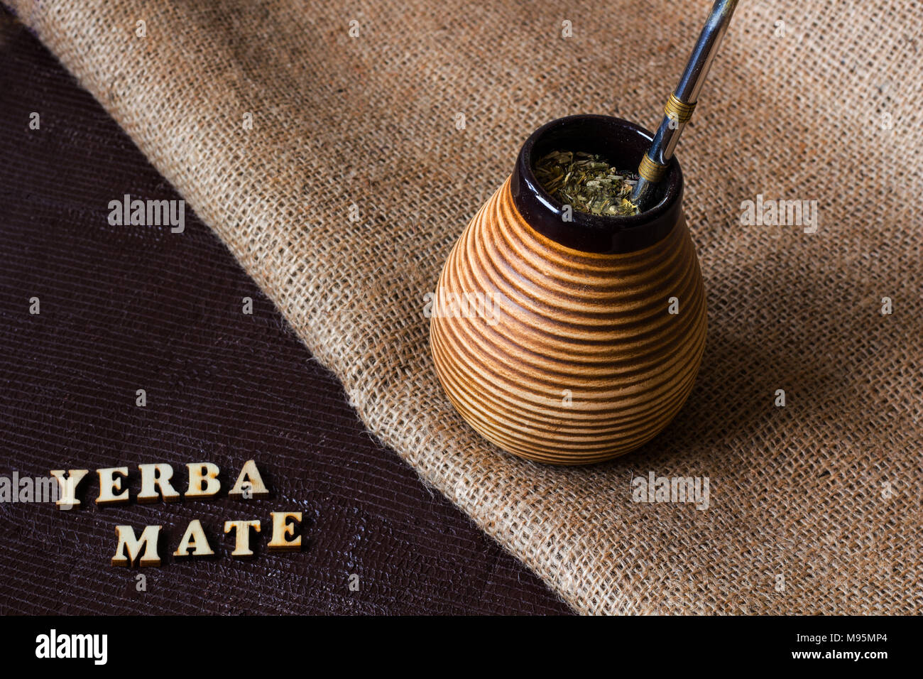 yerba mate drink Stock Photo - Alamy