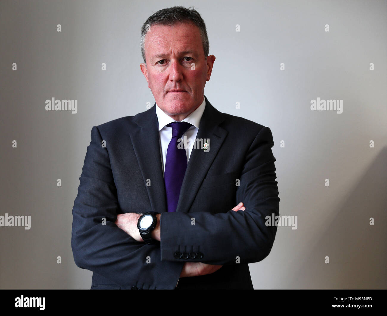 Embargoed to 0001 Friday March 23 Sinn Fein's Conor Murphy at ...
