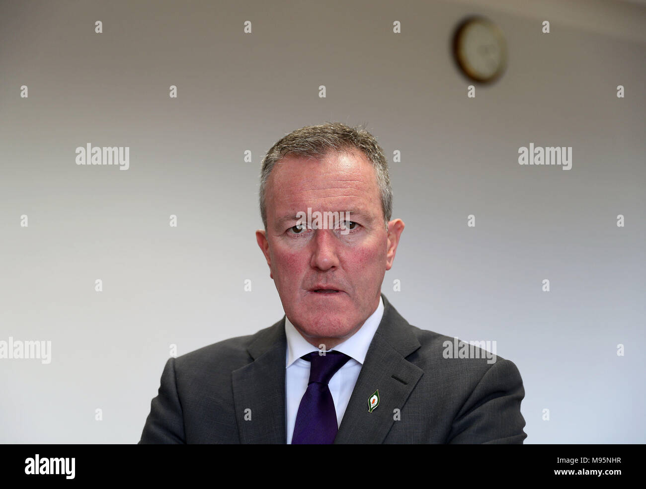 Embargoed to 0001 Friday March 23 Sinn Fein's Conor Murphy at ...
