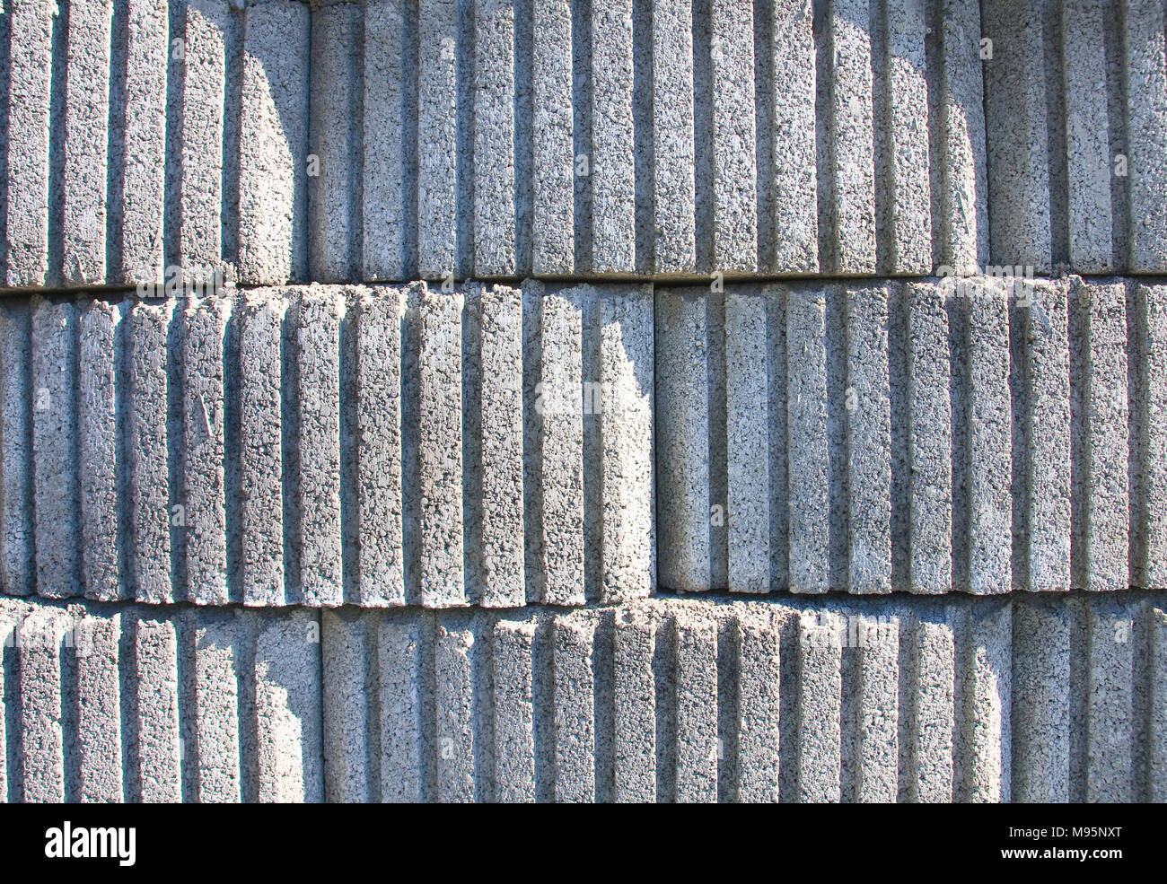 The masonry of concrete blocks Stock Photo - Alamy