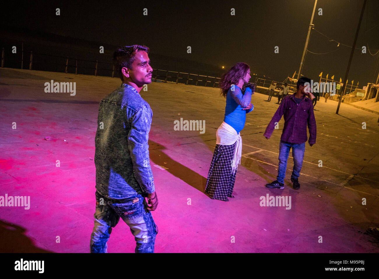 India, Varanasi, local party Stock Photo - Alamy