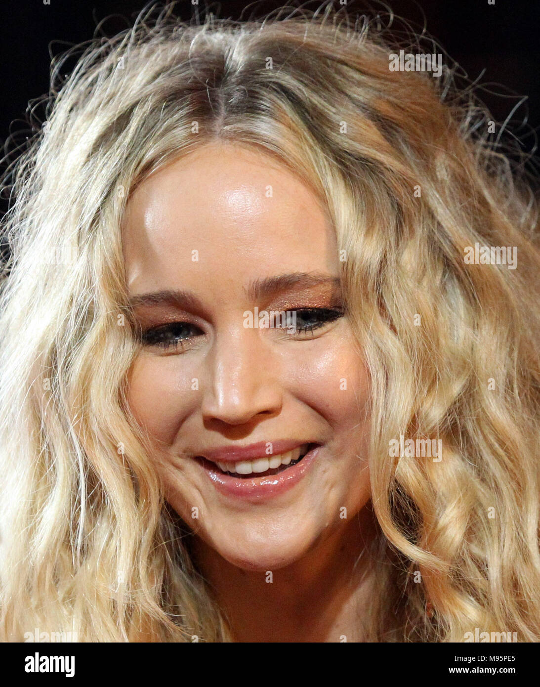 Jennifer lawrence red sparrow london hi-res stock photography and ...