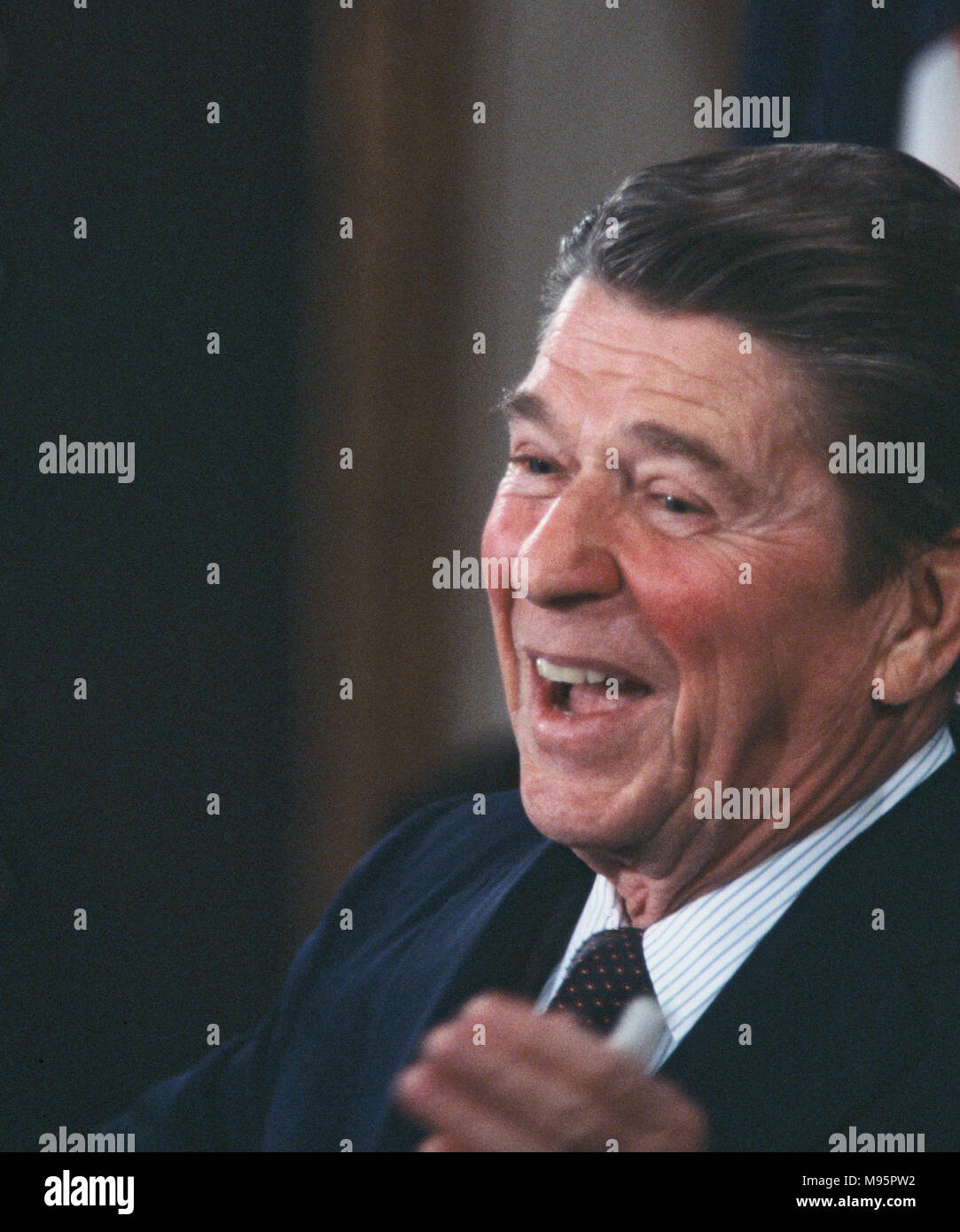 Press Ronald Reagan Press Conference on June 18, 1981 Photograph by ...