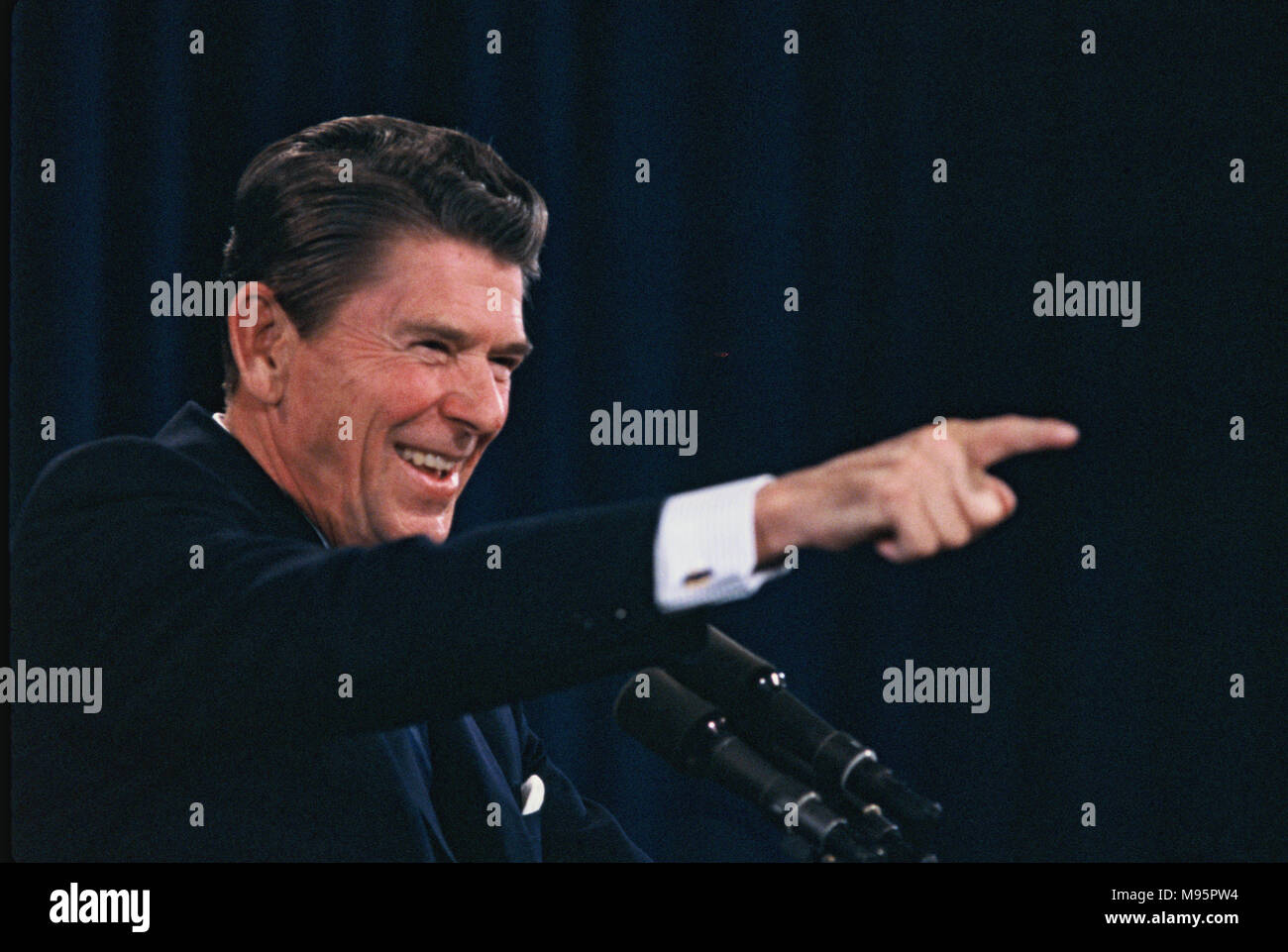 Press Ronald Reagan Press Conference on June 18, 1981 Photograph by ...