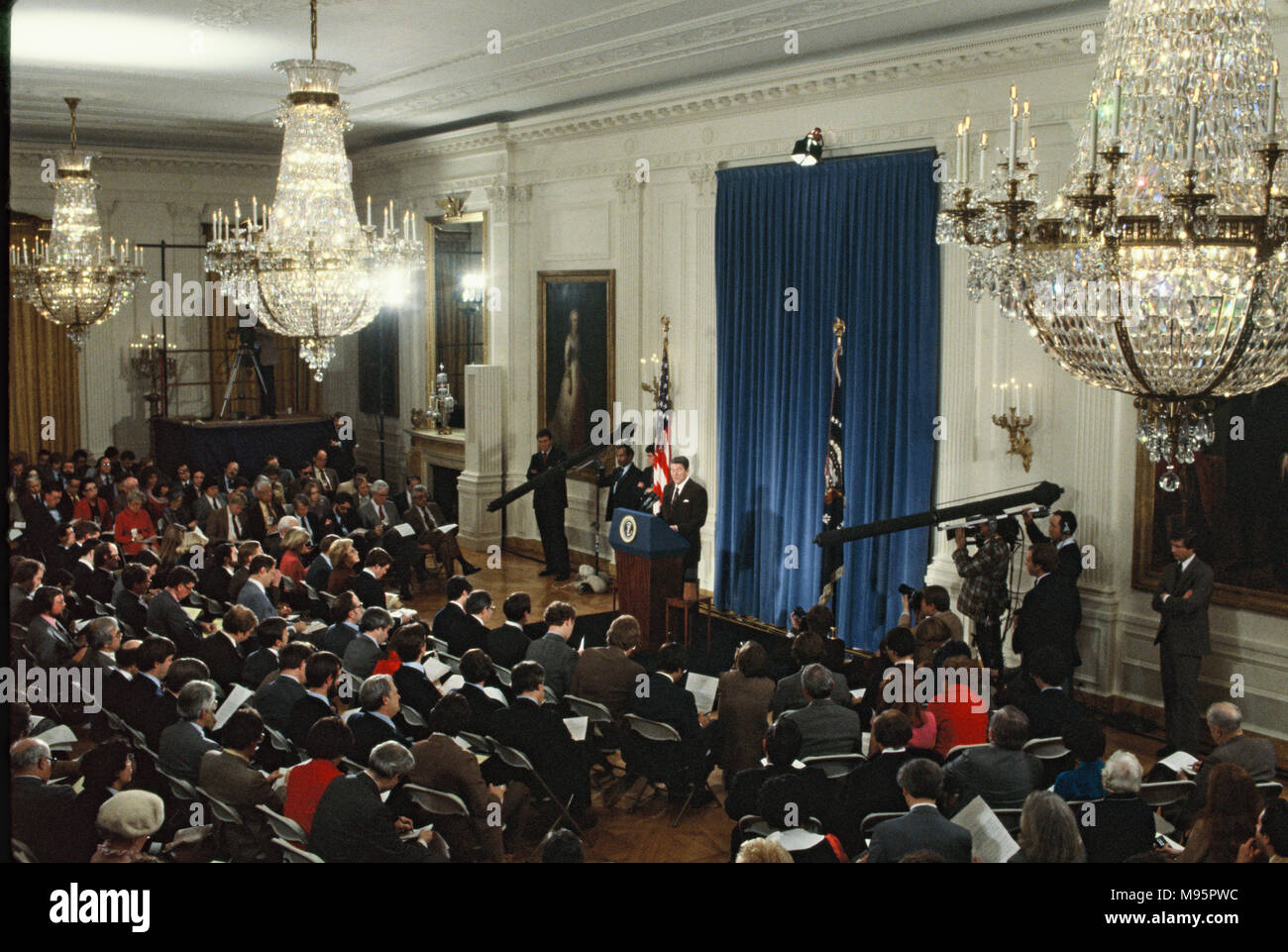 Press Ronald Reagan Press Conference on June 18, 1981 Photograph by ...
