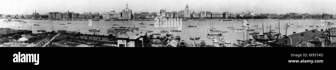 C.1920s China - panoramic city view Shanghai Stock Photo - Alamy