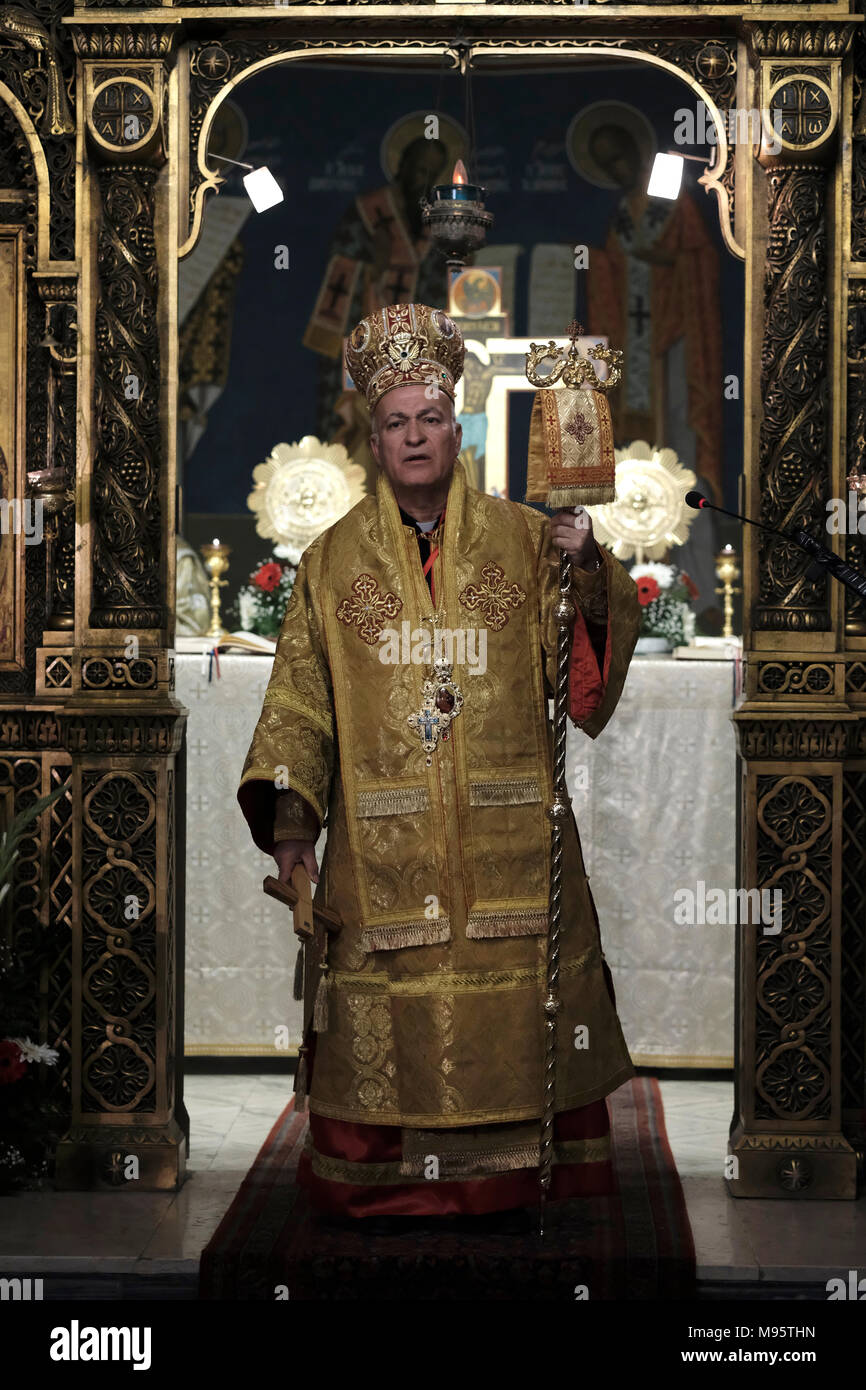 Archbishop Yaser Rasmi Hanna Al-Ayyash who was appointed as the new ...