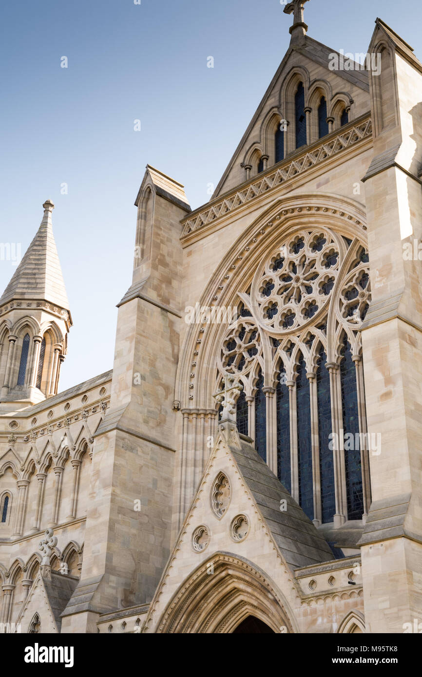 Cathedral exterior, outside a church in daylight Stock Photo - Alamy