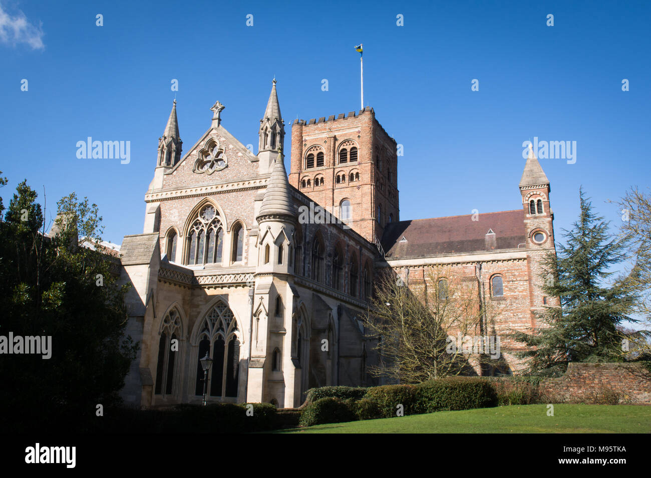 Cathedral exterior, outside a church in daylight Stock Photo - Alamy
