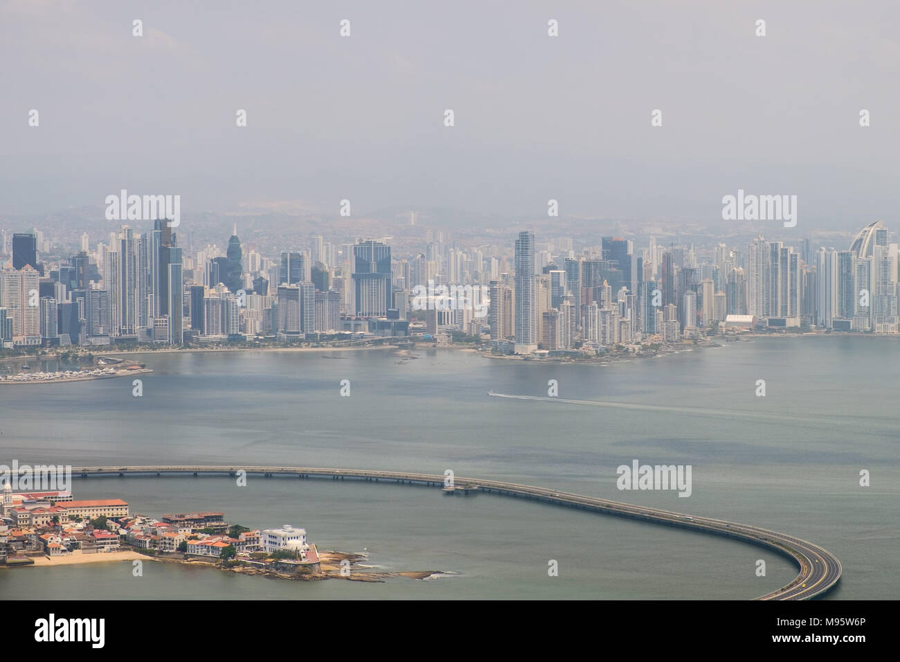 Aerial view panama city skyline hi-res stock photography and images - Alamy