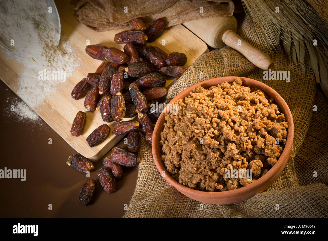 Hunaini, Saudi Arabian Traditional Sweets Made of Dates and Saj Bread ...