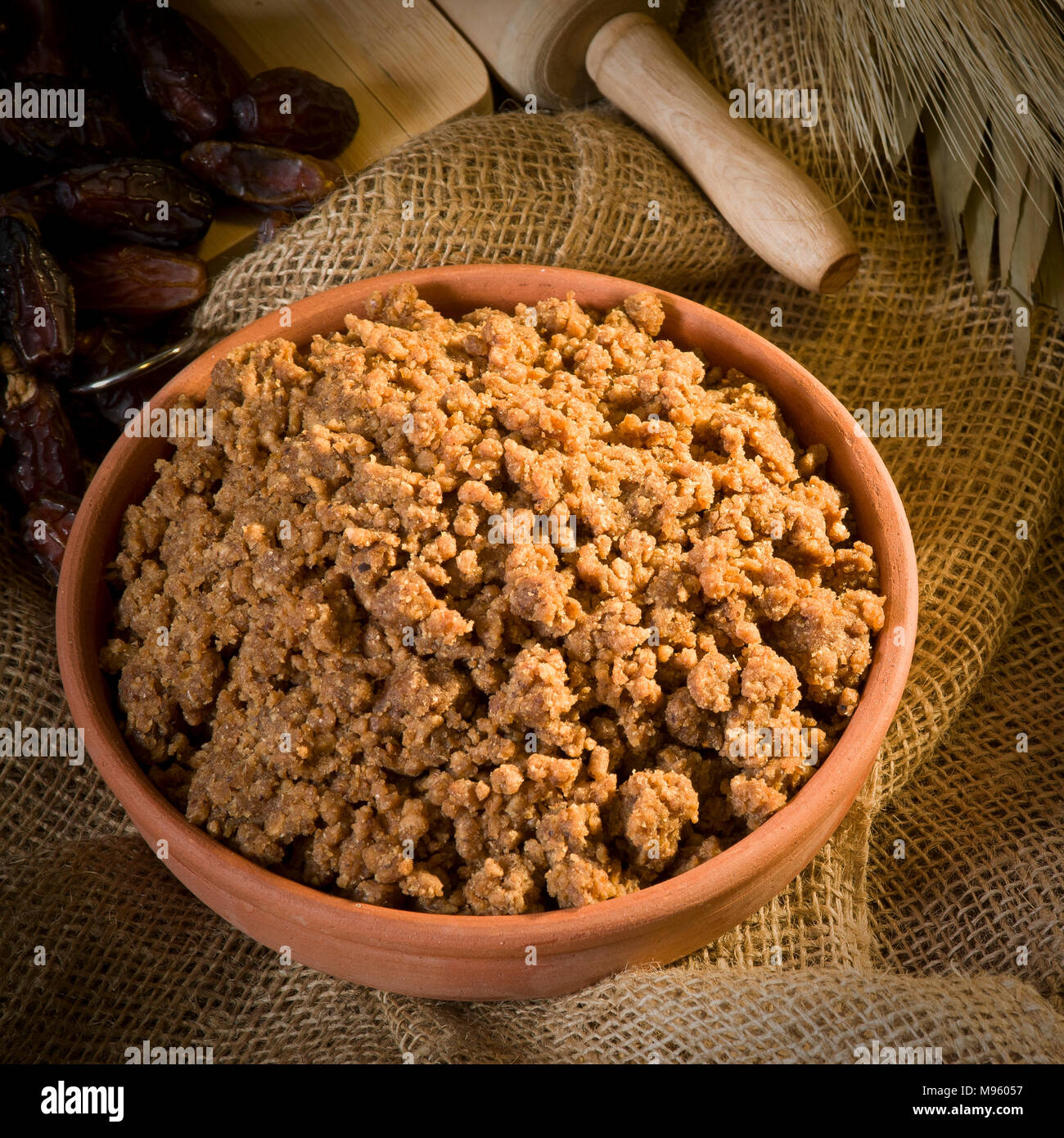 Hunaini, Saudi Arabian Traditional Sweets Made of Dates and Saj Bread ...