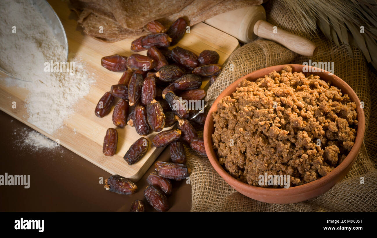 Hunaini, Saudi Arabian Traditional Sweets Made of Dates and Saj Bread ...