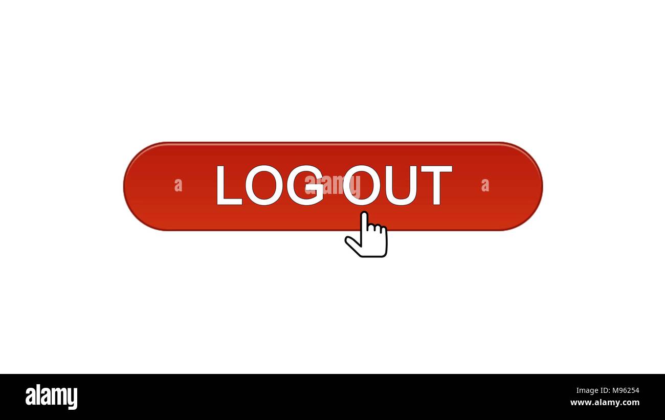 Login logout button hi-res stock photography and images - Alamy