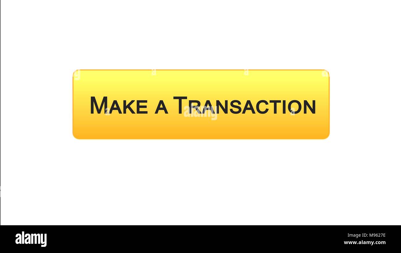 Make a transaction web interface button orange color, online bank application, stock footage ...